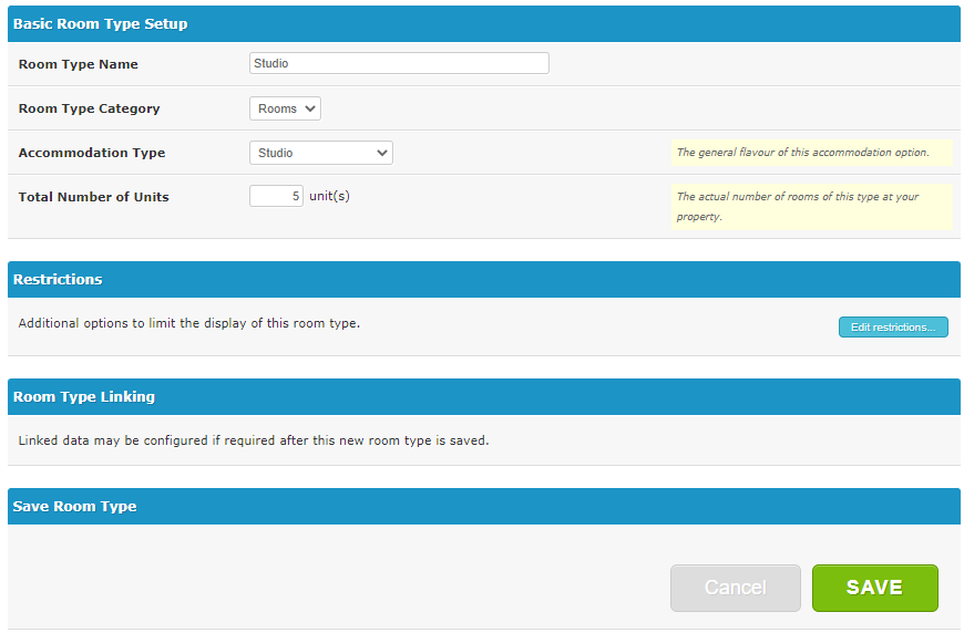 Step 3: Room Types and Room Descriptions – Help Center